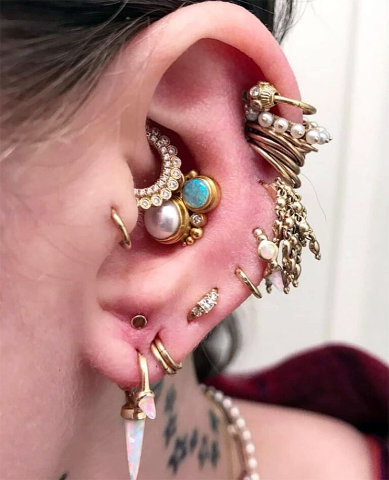 History of Ear piercings and the Industrial ear piercing