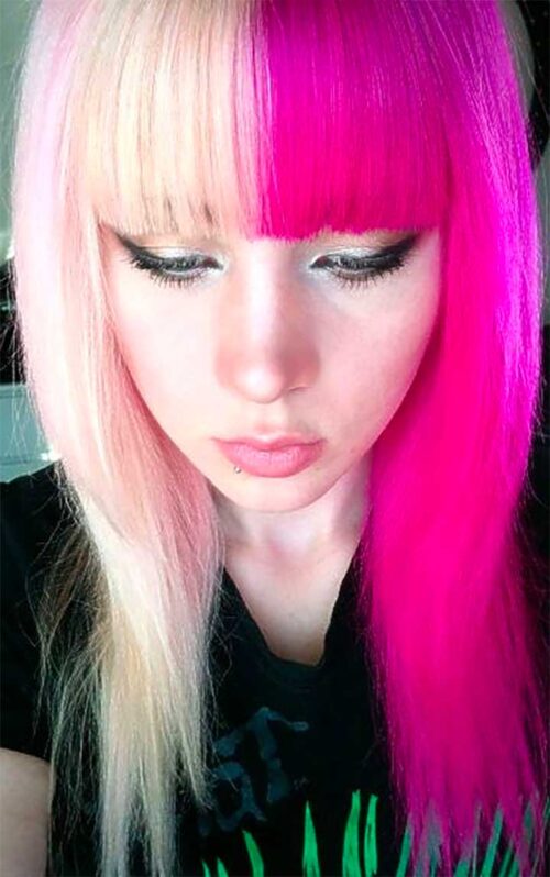 17 Half-And-Half Hair Colors That Prove Two Hues Are Better Than One