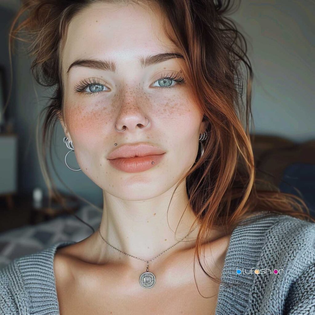 Best Piercings for Round Faces, Chart, Sizes, Tips