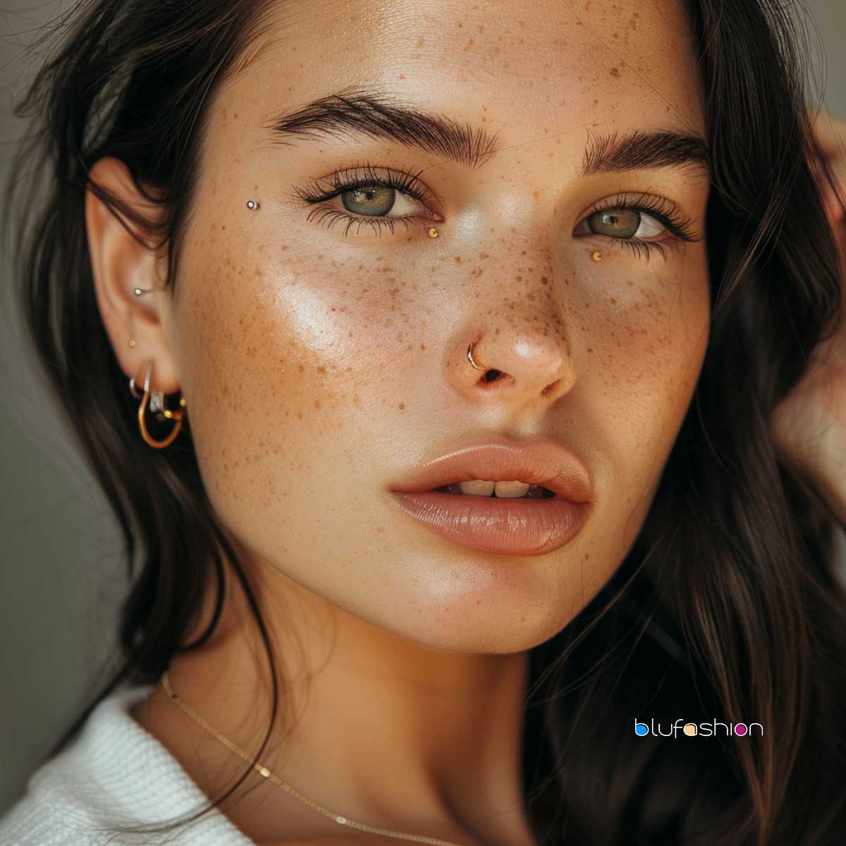 Best Piercings for Round Faces, Chart, Sizes, Tips