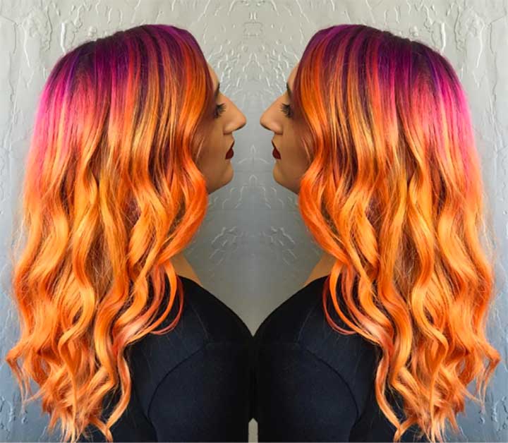 Sunset Hair Might Just Be the Prettiest Hair Color Trend We've Seen So Far