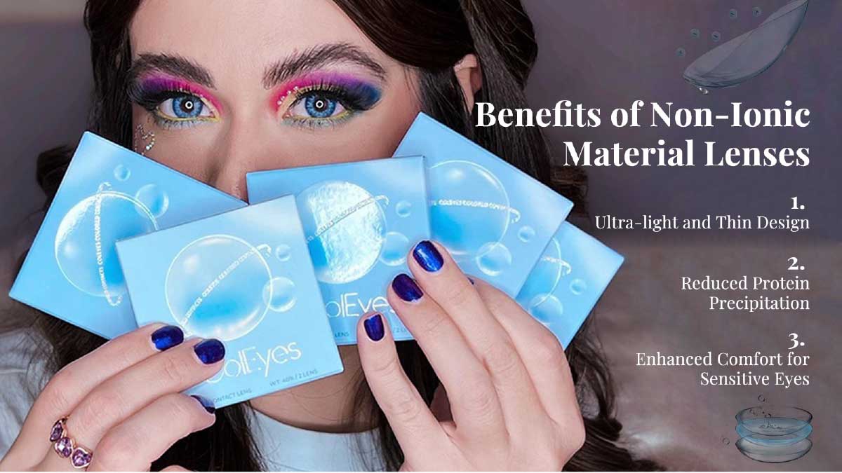 A Guide to Differentiating the Materials of Colored Contacts