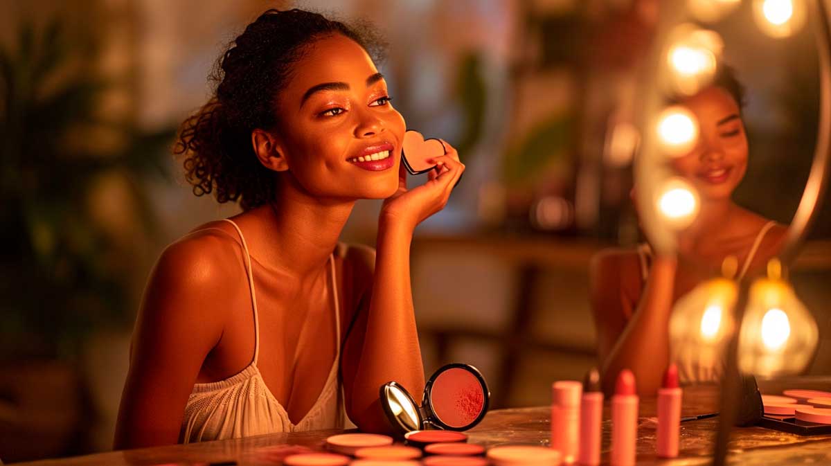 Heart Shaped Blush is the Flirty New Makeup Trend You Need to Try