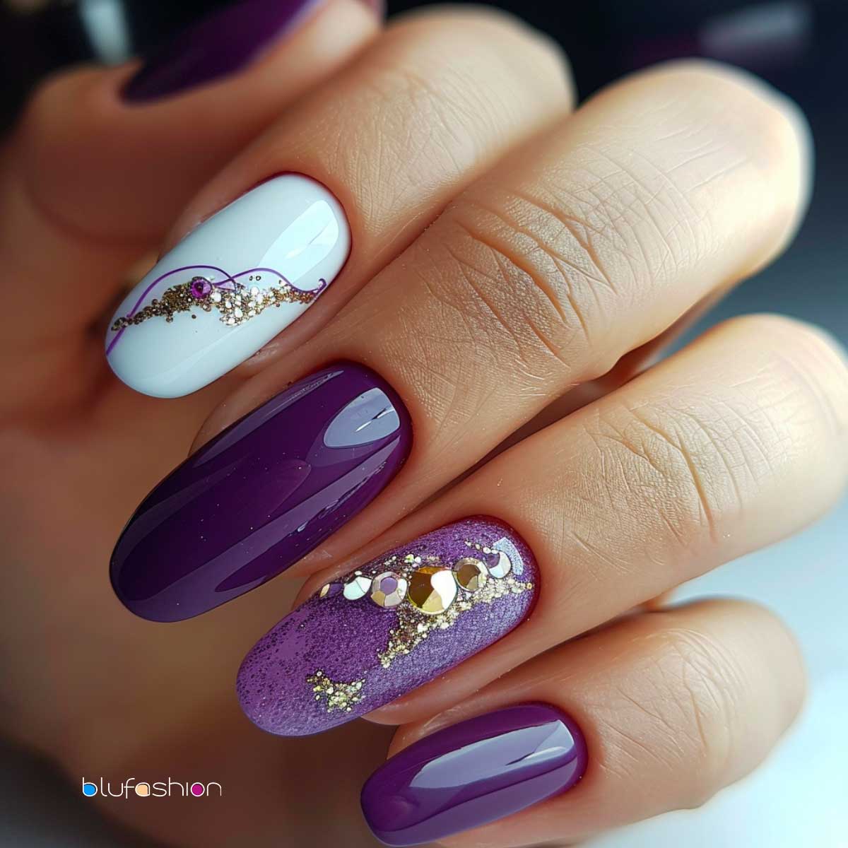 The Hottest Purple Nail Designs for 2024
