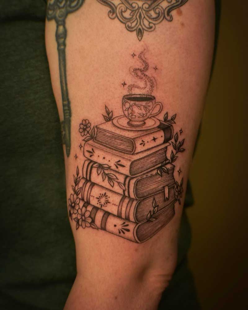Tiny book tattoos - Eagleviewtattoo.com