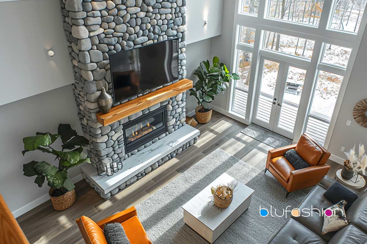 River Rock Fireplace 101: Everything You Need to Know