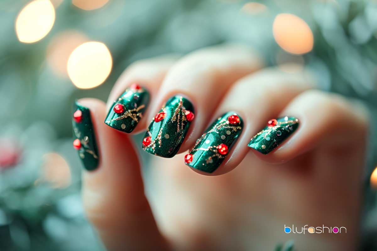 Mistletoe Nails: A Fresh Twist on Holiday Glamour