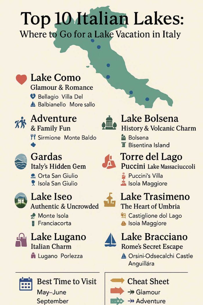 Top 10 Italian Lakes: Where to Go for a Lake Vacation in Italy