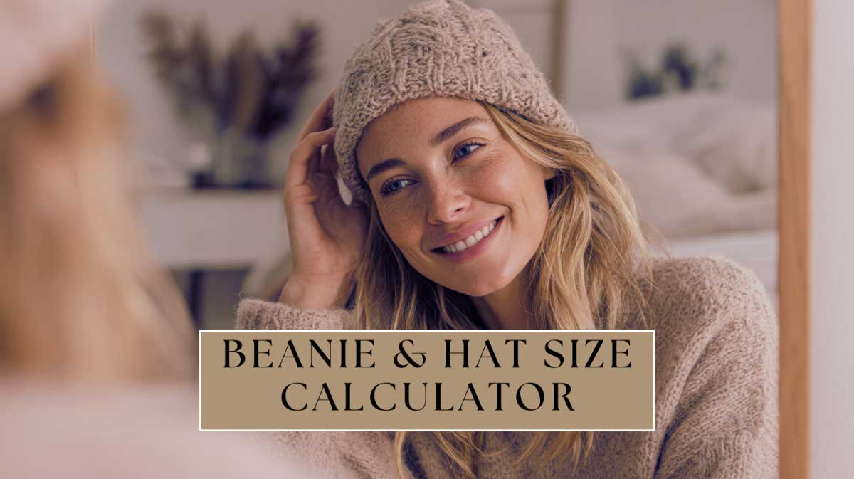 Hat Size Calculator, Beanie Size Charts in inches and cm