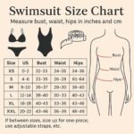 Swimsuit Size Chart & Calculator, find your fit and support fast