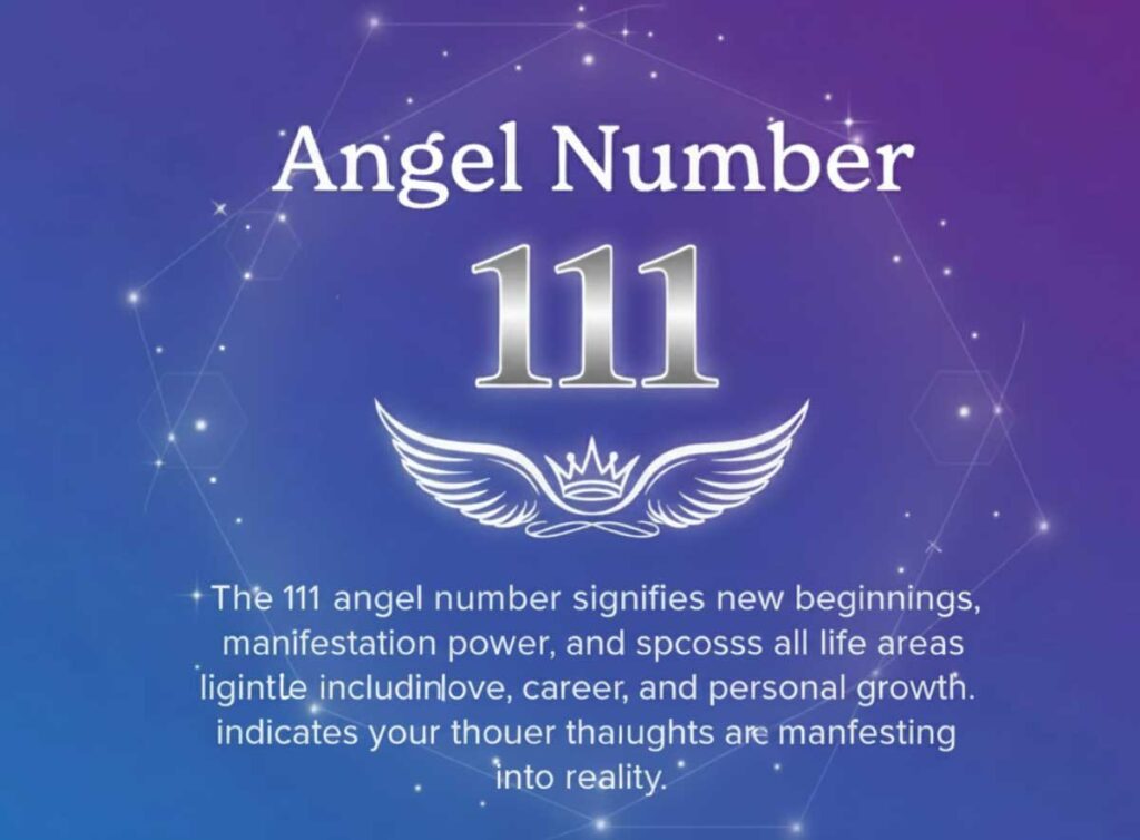 111 Angel Number Meaning, love, career, manifestation